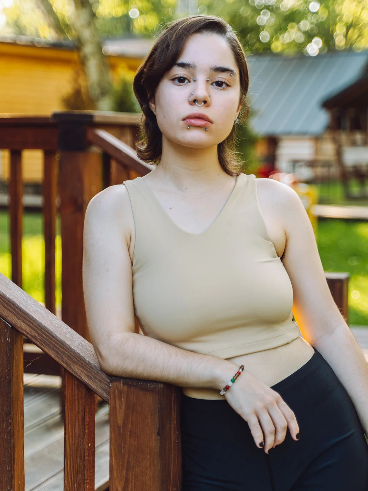 FLOW Chest Binder CB17: Sensory Friendly, Moderate Compression